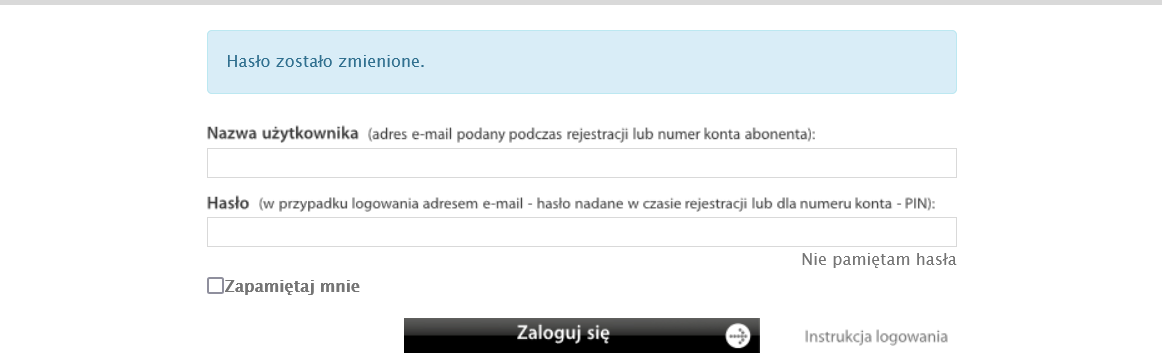 Jak odzyskać lub zmienić dane do logowania? - Netia